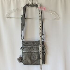 Kipling | Bags | Kipling Silver Crossbody Bag With Adjustable Straps ...